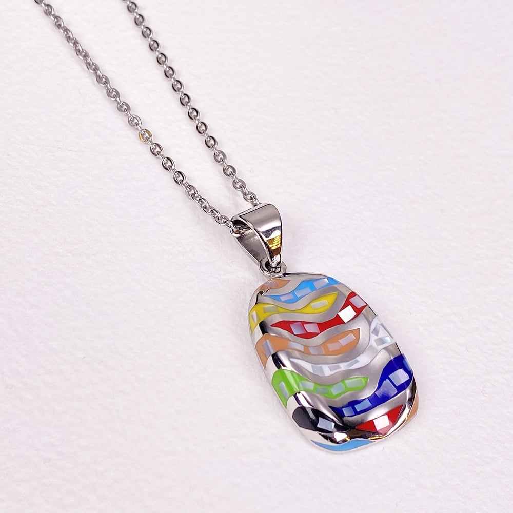 Jersey Pearl - Sofia Mother of Pearl Multicolour Pendant